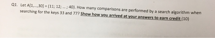 Solved Q5. Illustrate the operation Insertion-Sort on the | Chegg.com