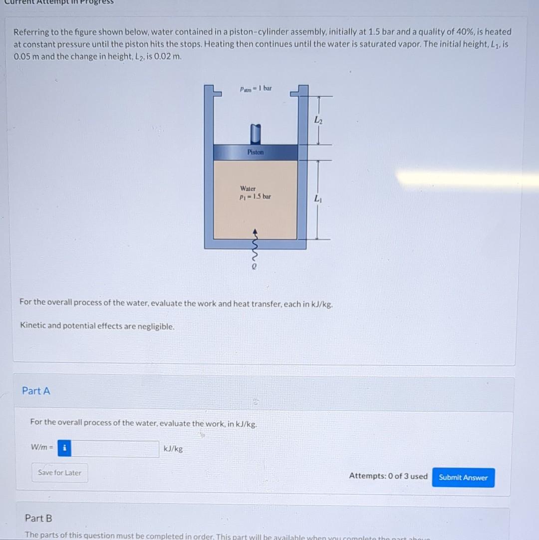 Solved Referring to the figure shown below, water contained | Chegg.com