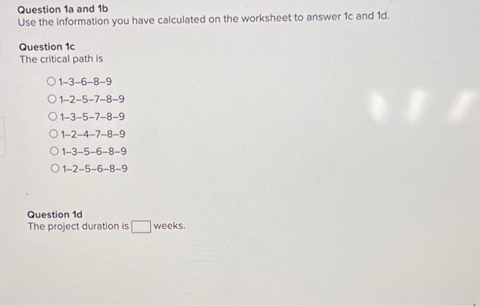 Solved Chapter 17 - Project Management/Network Analysis | Chegg.com