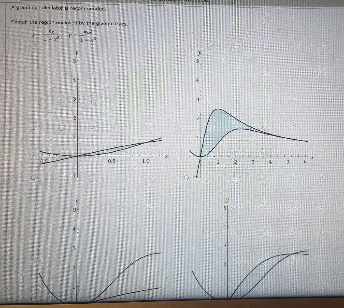 Solved A graphing calculator is recommended. Sketch the | Chegg.com