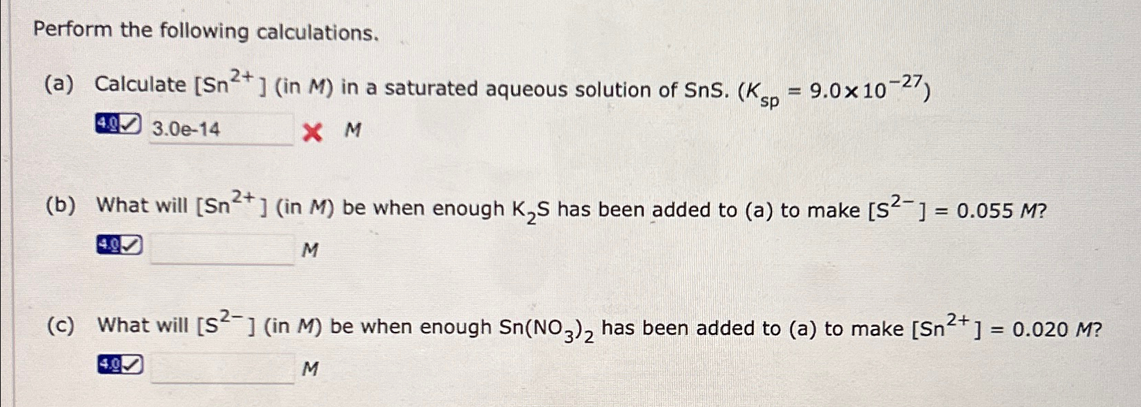 Perform the following calculations.(a) ﻿Calculate | Chegg.com