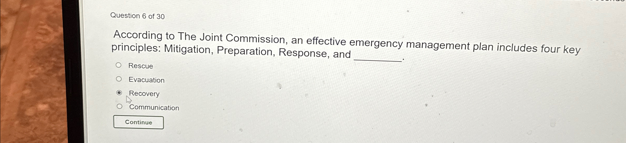 Solved Question 6 ﻿of 30According to The Joint Commission, | Chegg.com