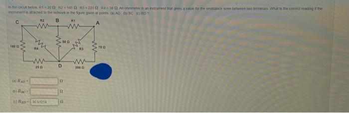 Solved (a) Rab= 17 (B) Rine ก. 7 (i) Rin = ก | Chegg.com