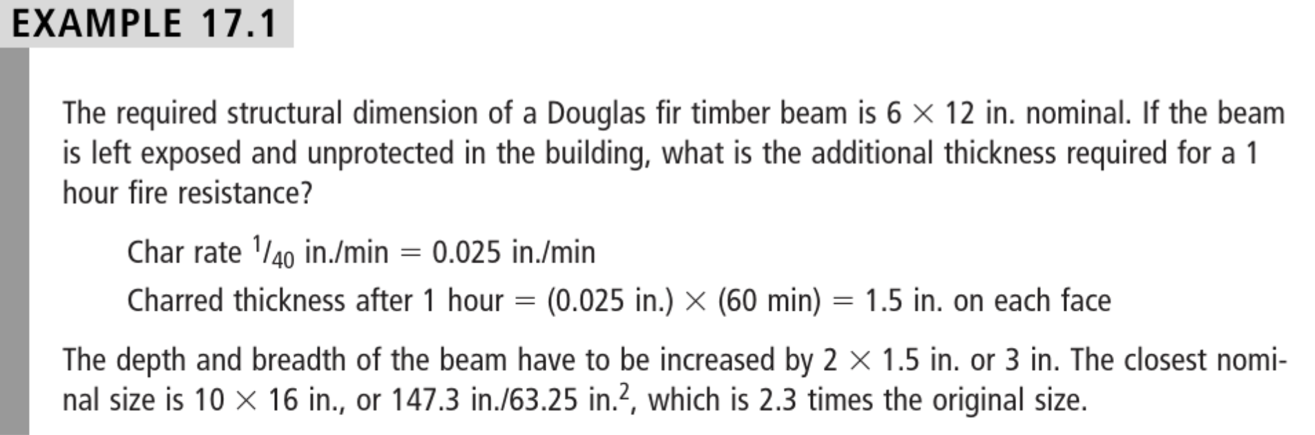 Solved EXAMPLE 17.1The required structural dimension of a | Chegg.com