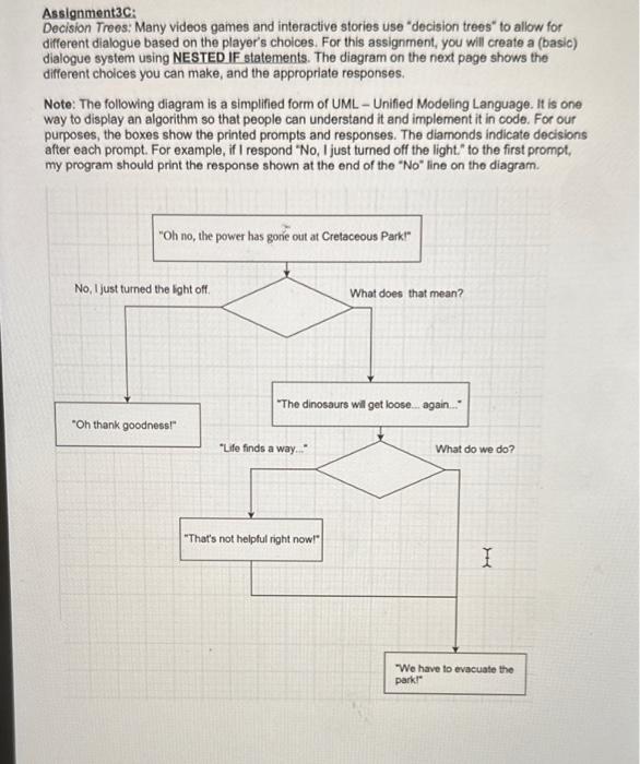 Solved Assignment3C: You must call the class Assignment3C | Chegg.com