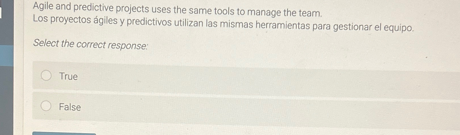 Solved Agile and predictive projects uses the same tools to | Chegg.com
