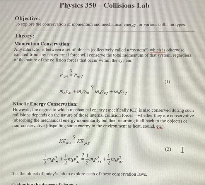 Kinetic Energy: 6.) What is the average %Δ for KE for | Chegg.com