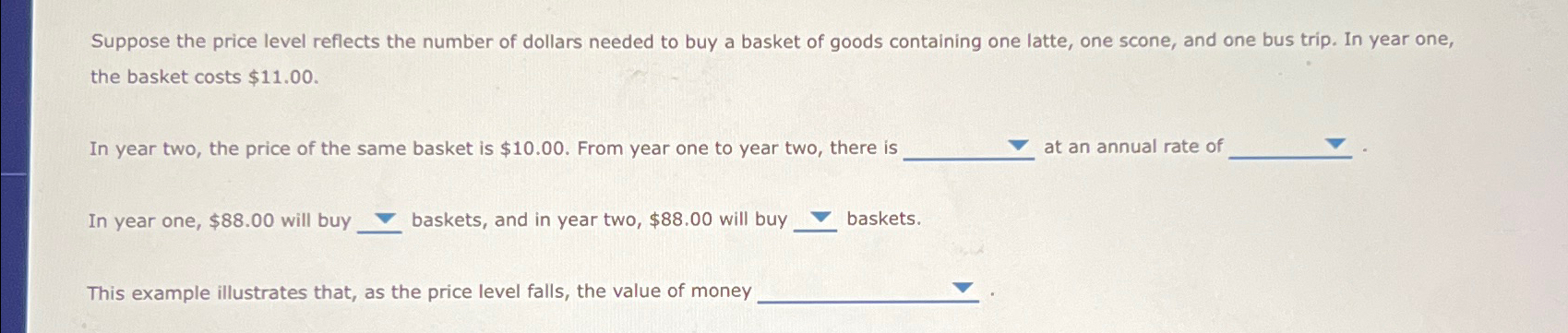 Solved Suppose the price level reflects the number of | Chegg.com