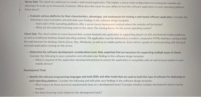 Solved Server Side: The client has asked you to create a | Chegg.com