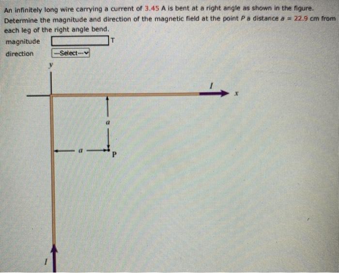 Solved A 17 A current flows through the wire shown. What is | Chegg.com