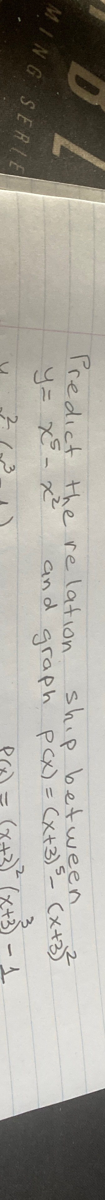 Solved Predict the relation ship between Predict the | Chegg.com