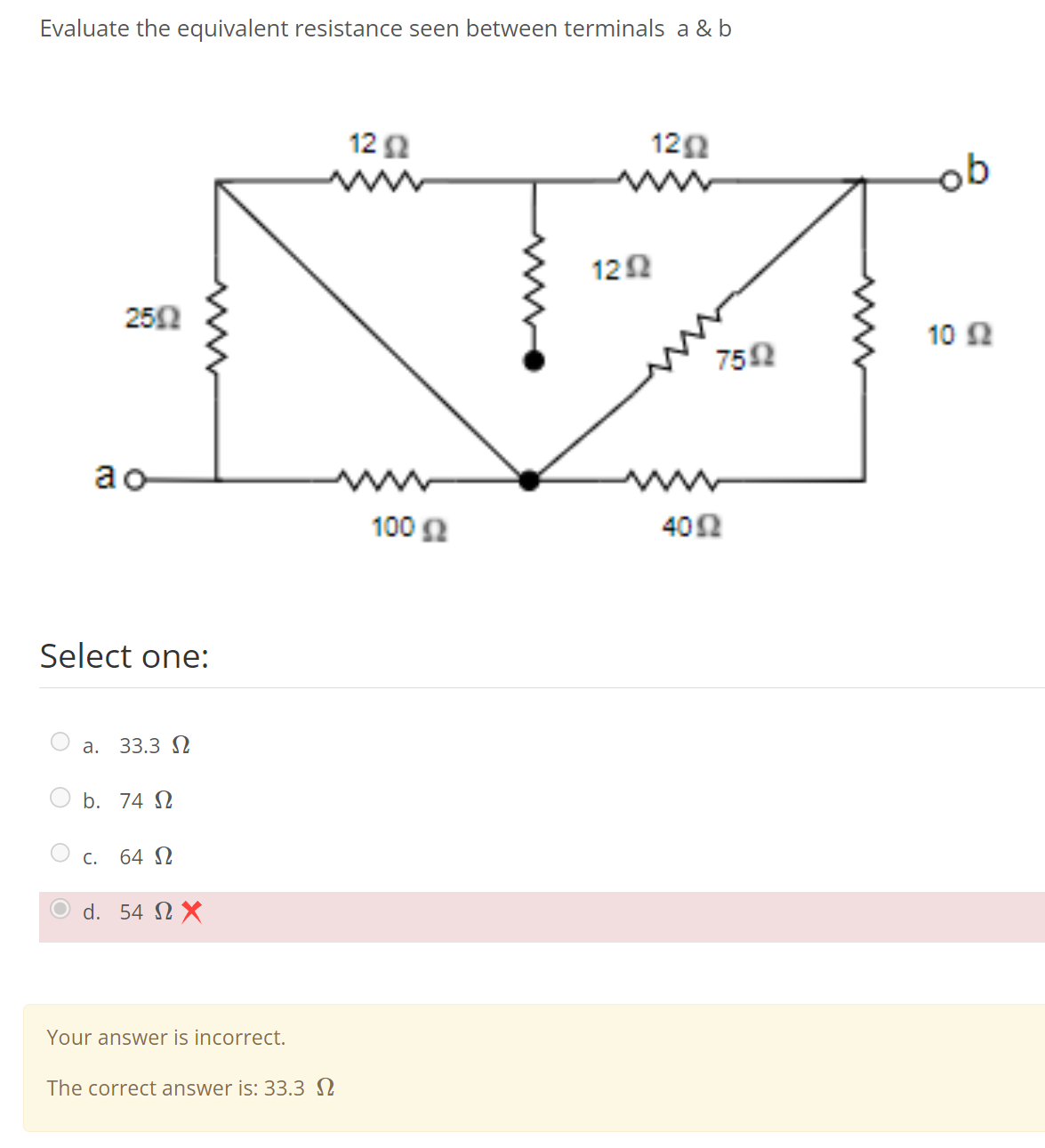 Solved Evaluate the equivalent resistance seen between | Chegg.com