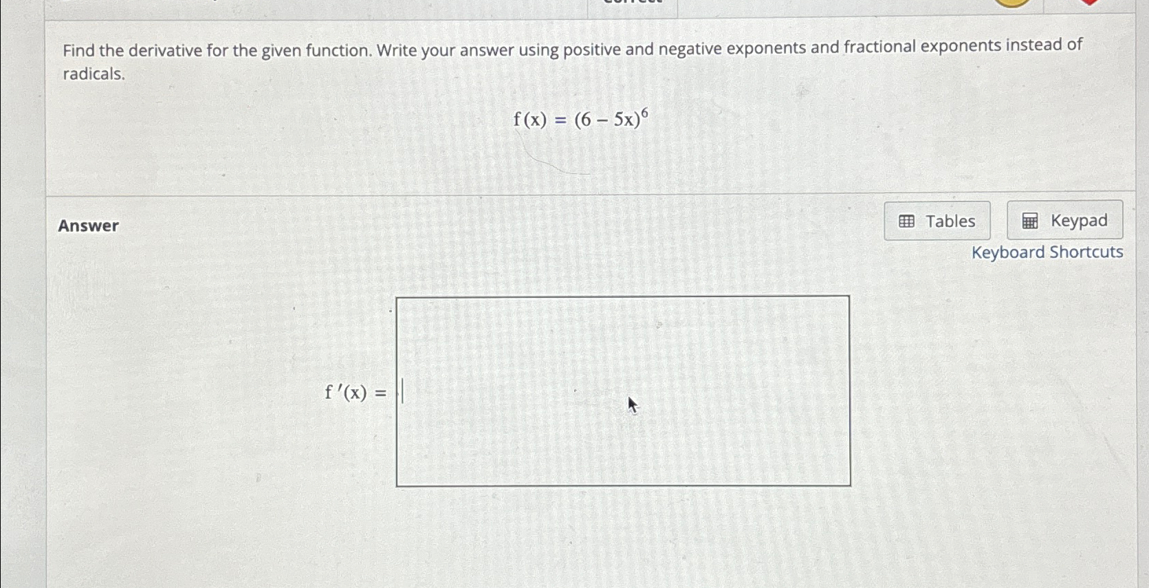 Solved Find The Derivative For The Given Function Write 8823