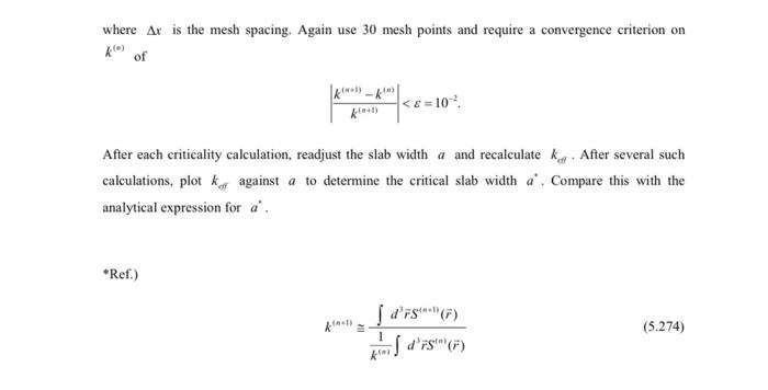 Consider a bare slab reactor with material | Chegg.com