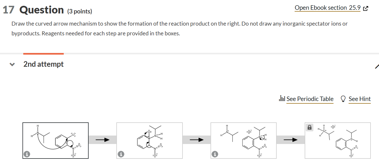 Solved 17 ﻿Question (3points) ﻿Draw the curved arrow | Chegg.com
