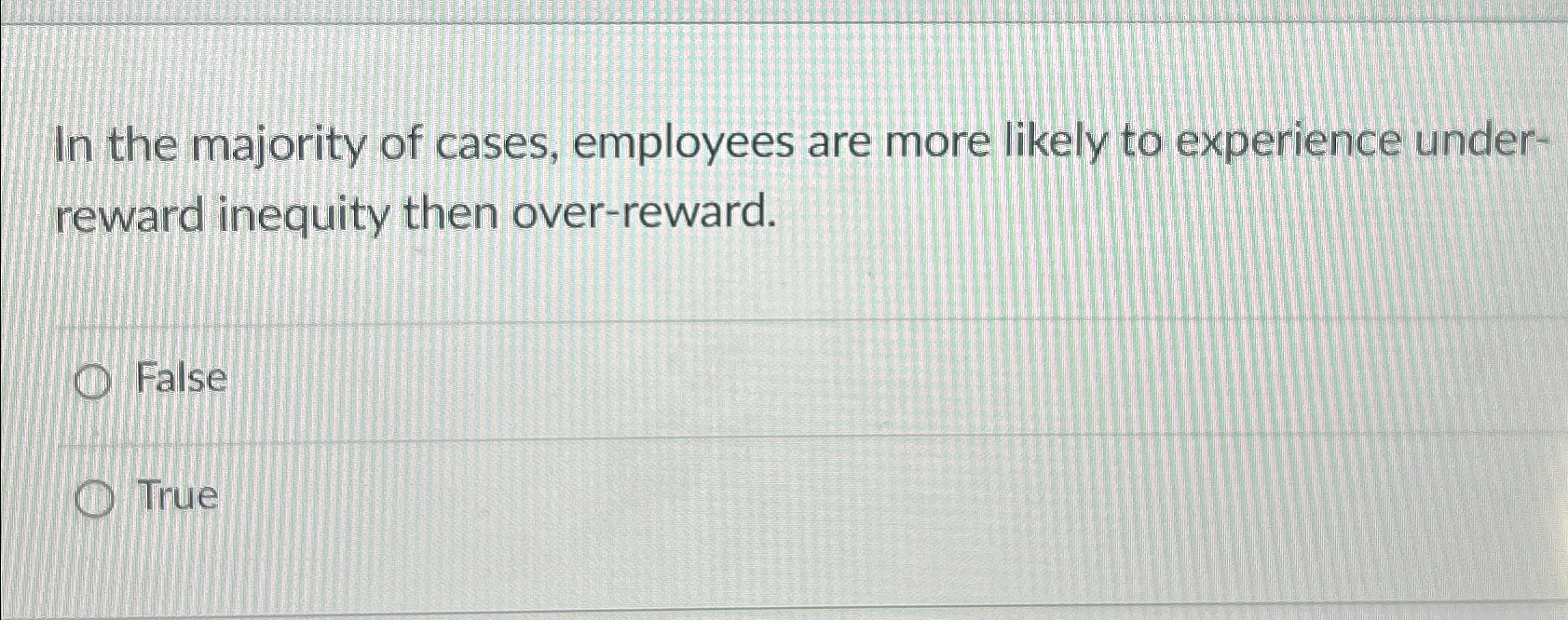 Solved In the majority of cases, employees are more likely | Chegg.com