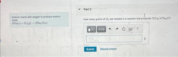 Solved Sodium reacts with oxygen to produce sodium If you | Chegg.com