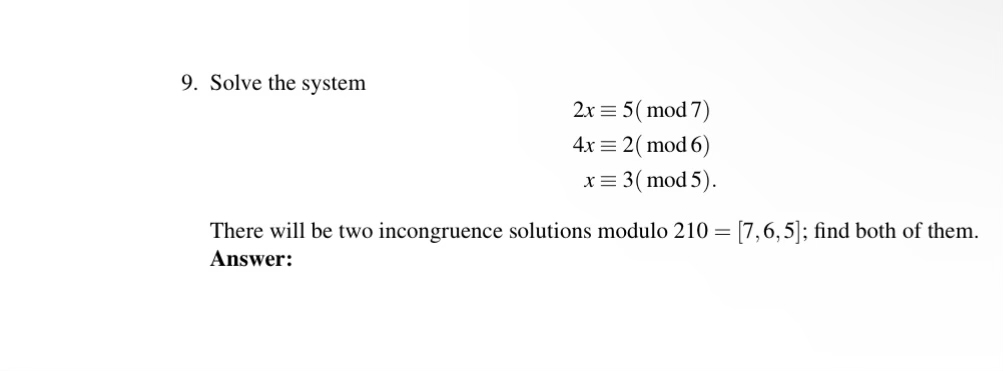 Solved Solve the | Chegg.com