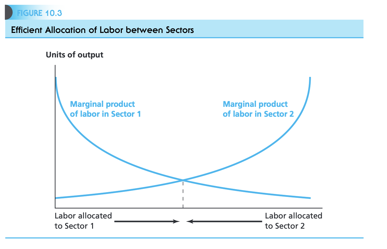 Solved 4. ﻿In the two-sector model of an economy (described | Chegg.com
