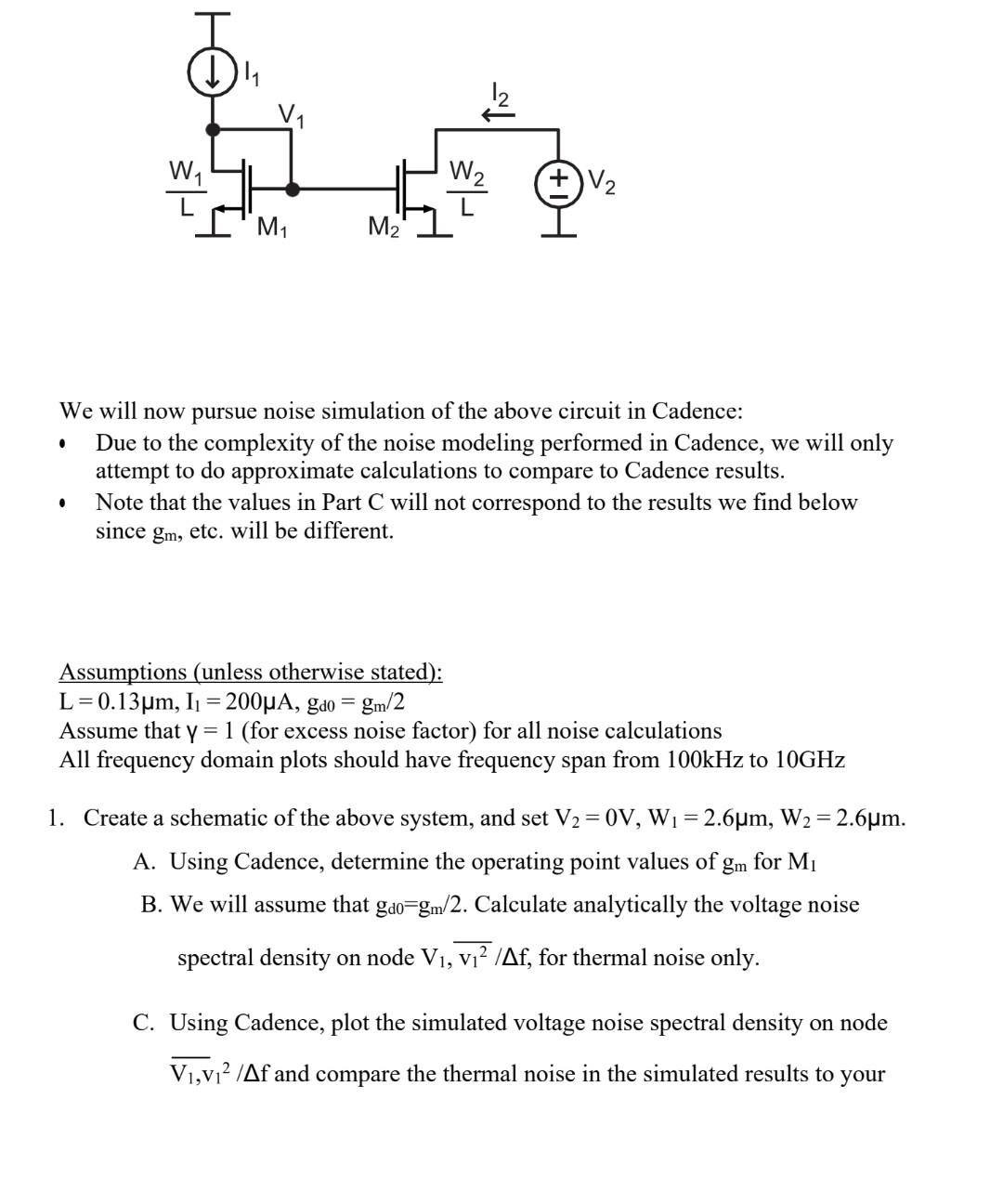Solved We will now pursue noise simulation of the above | Chegg.com