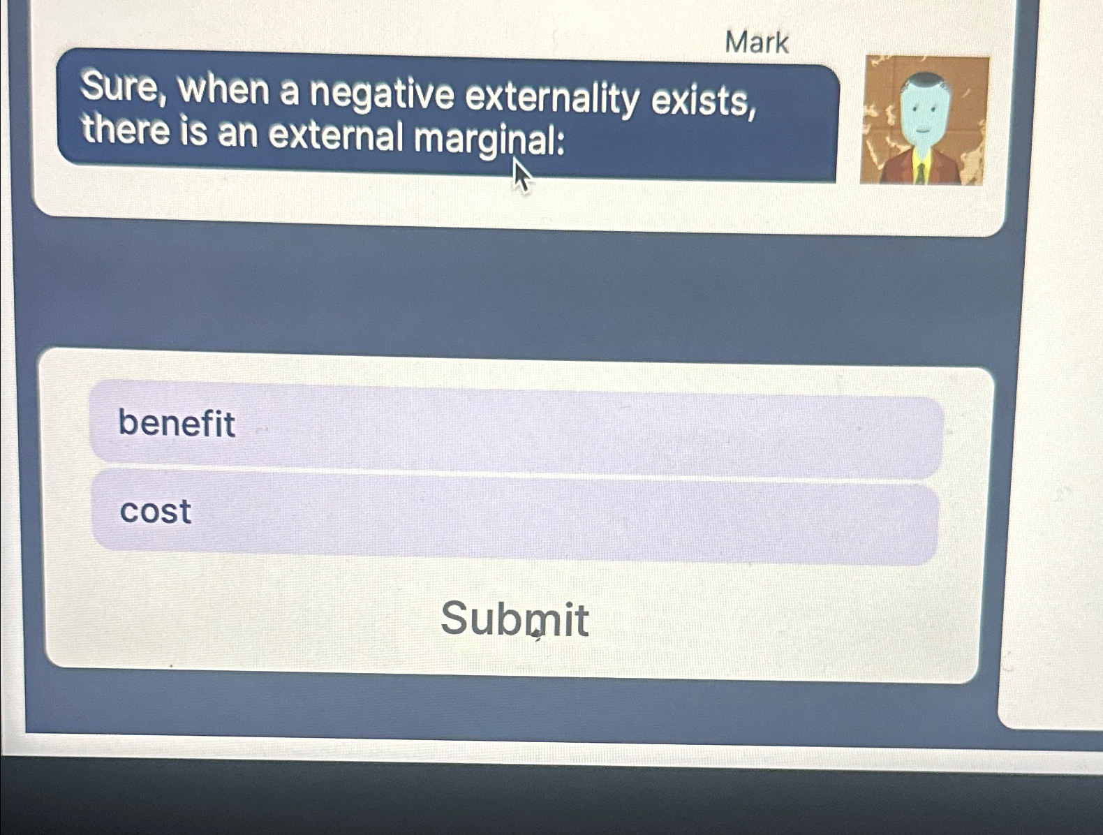 Solved MarkSure, when a negative externality exists, there | Chegg.com