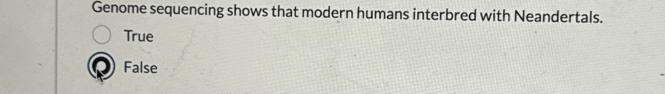 Solved Genome sequencing shows that modern humans interbred | Chegg.com