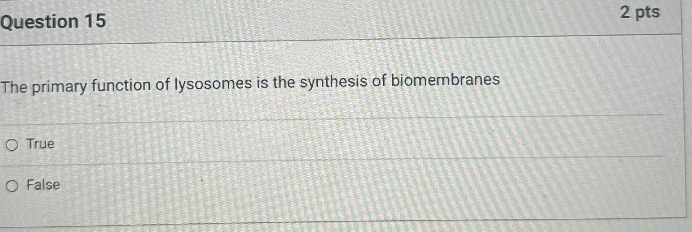 Solved Question 152 ptsThe primary function of lysosomes is | Chegg.com Solved Question 152 ptsThe primary function of lysosomes is | Chegg.com