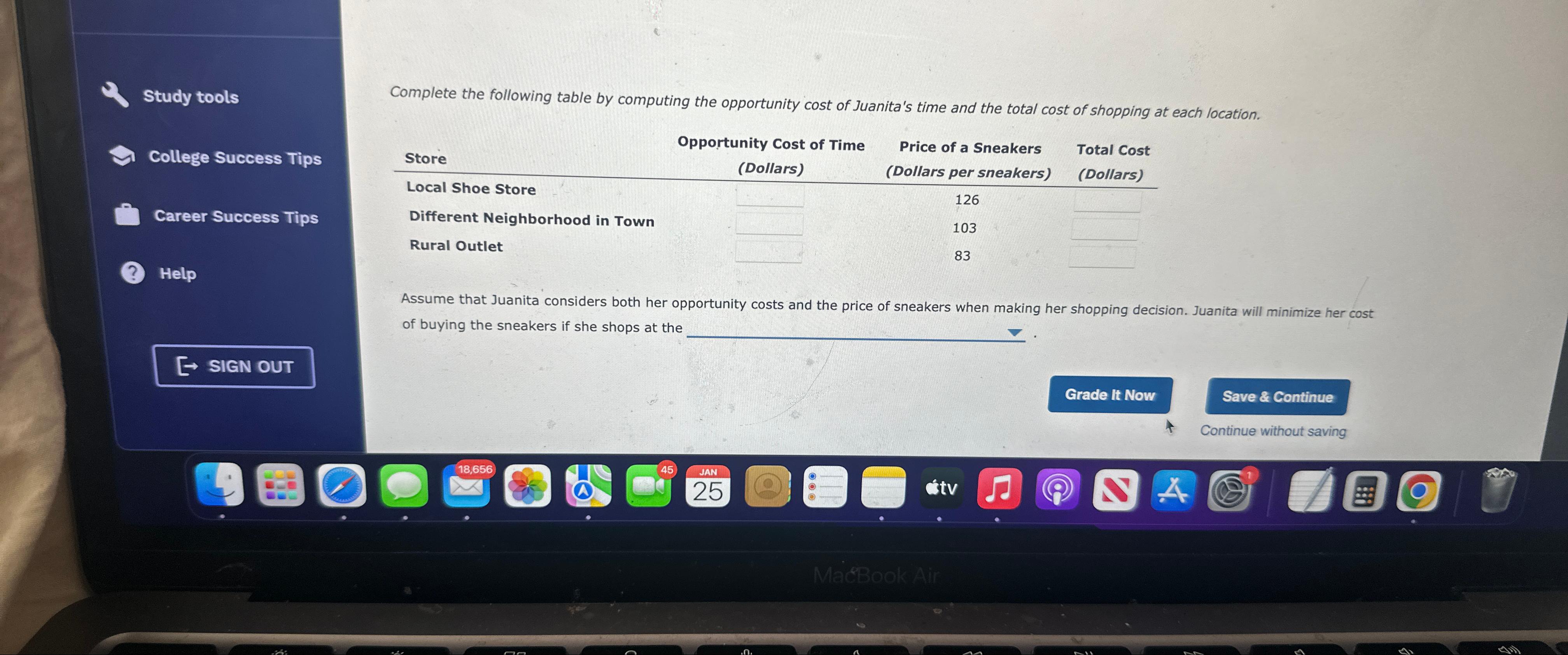 Solved Study toolsCollege Success TipsCareer Success | Chegg.com
