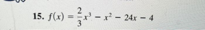 Solved for each function, find (a) the critical numbers; (b) | Chegg.com