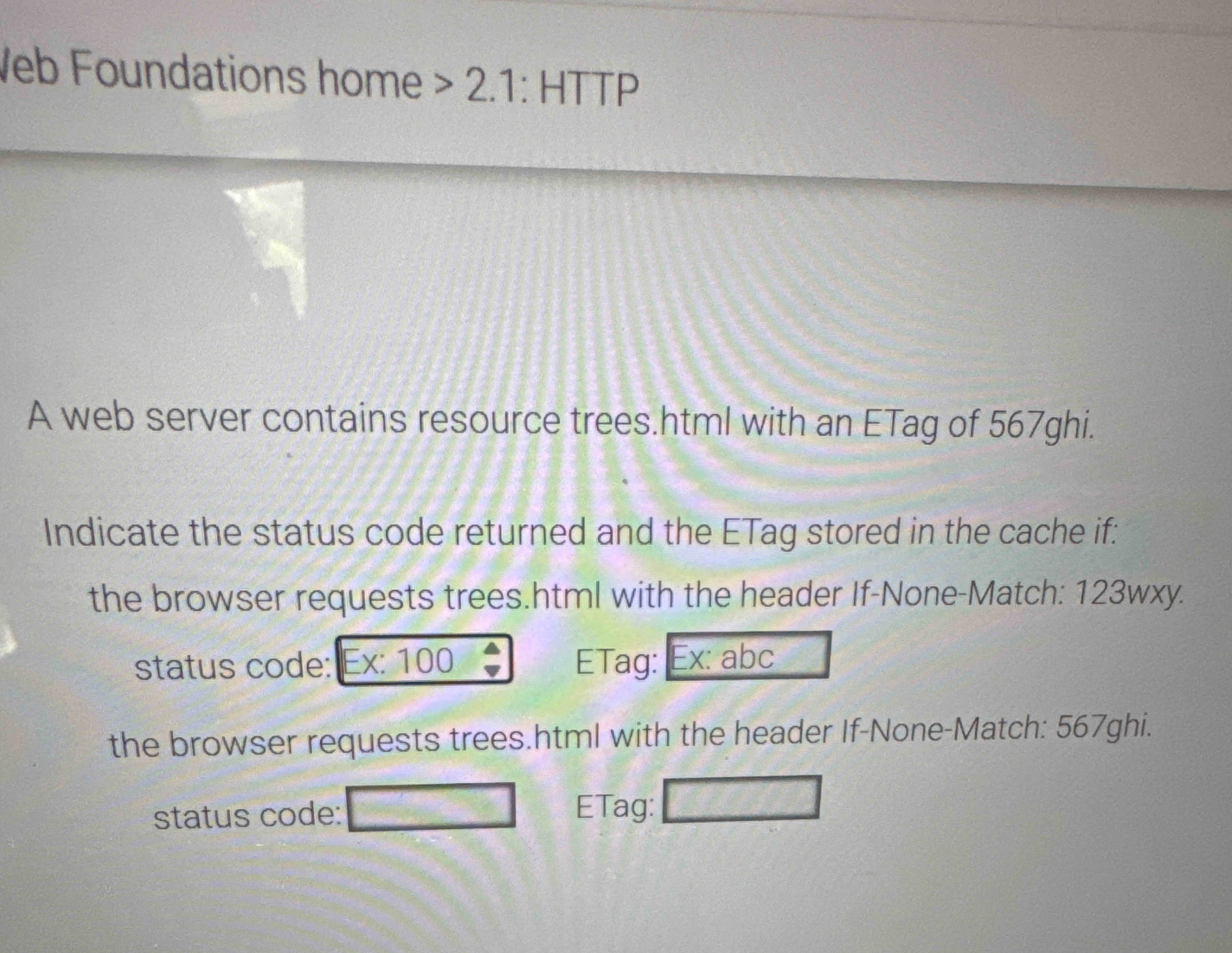 Solved leb Foundations home > 2.1: HTTPA web server contains | Chegg.com