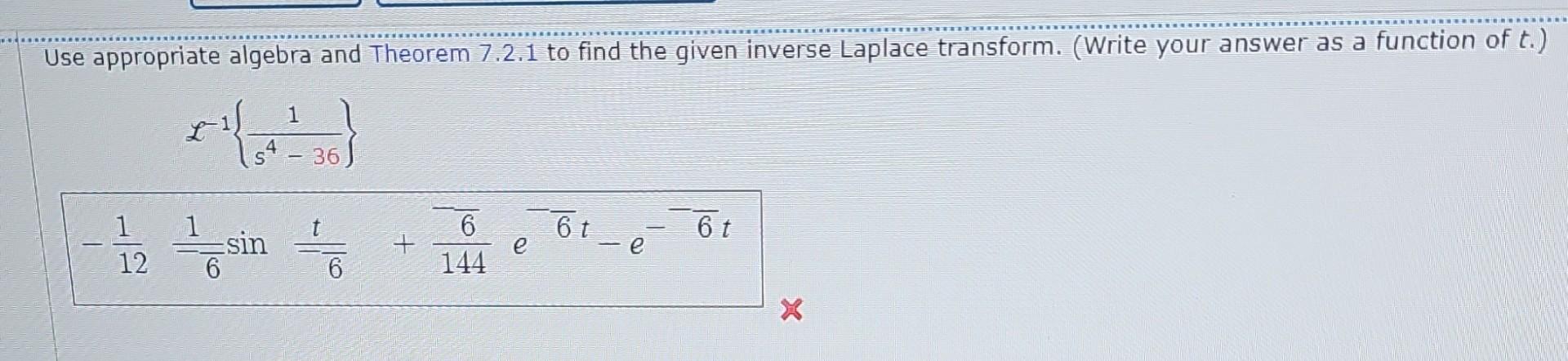 Solved Find L{f(t)} by first using a trigonometric identity. | Chegg.com