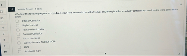 Solved 16Multiple Answer 1 ﻿pointWhich of the following | Chegg.com
