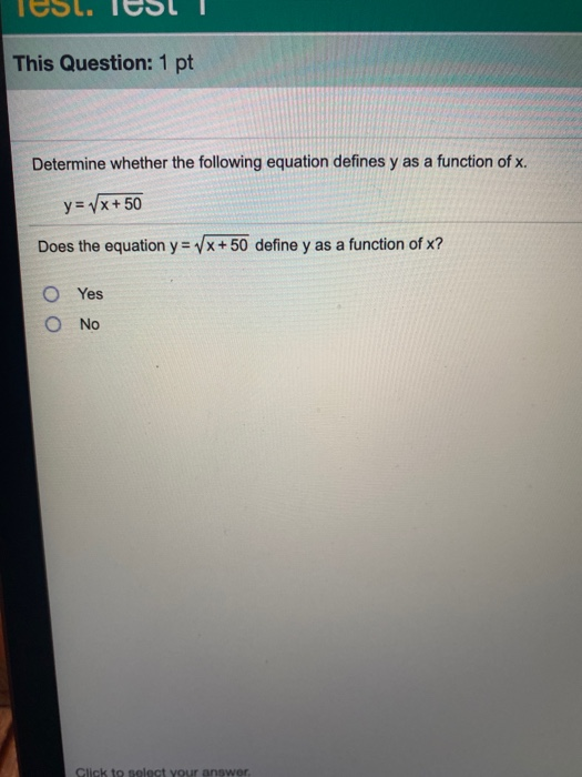 Solved This Question: 1 pt Determine whether the following | Chegg.com