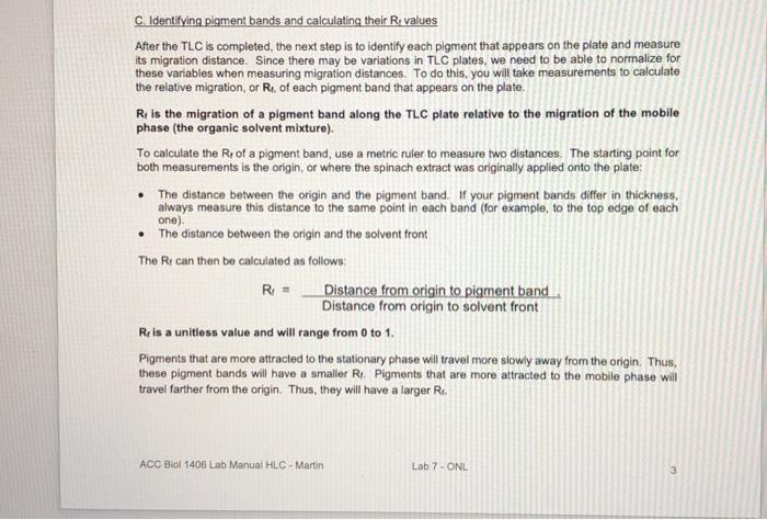 Solved For TLC plate on the right, use the metric ruler to | Chegg.com