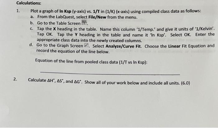 EXPERIMENT 6 Enthalpy and Entropy of a Borax Solution | Chegg.com