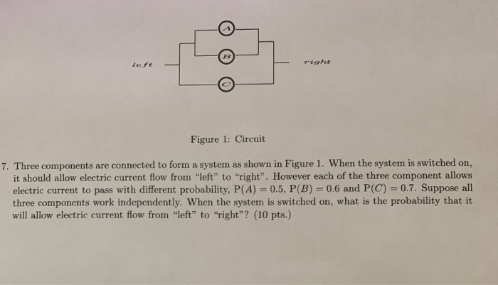 Solved left right Figure 1: Circuit 7. Three components are | Chegg.com