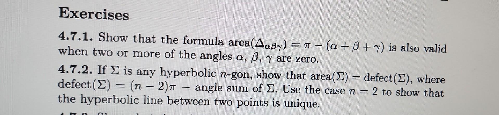 Solved Exercises 4.7.1. Show that the formula | Chegg.com