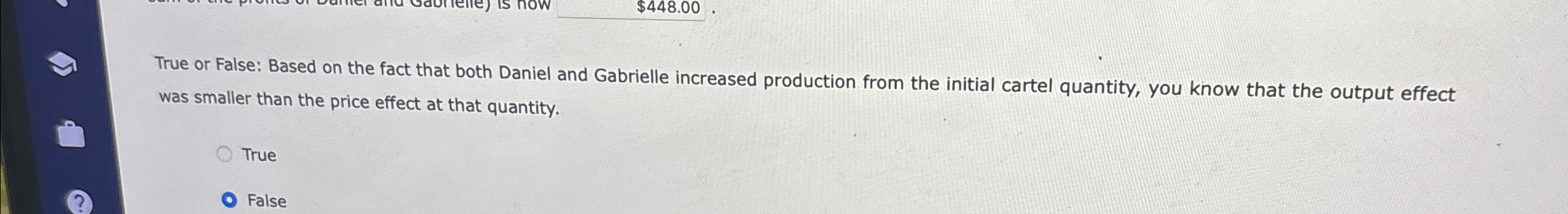 Solved True or False: Based on the fact that both Daniel and | Chegg.com