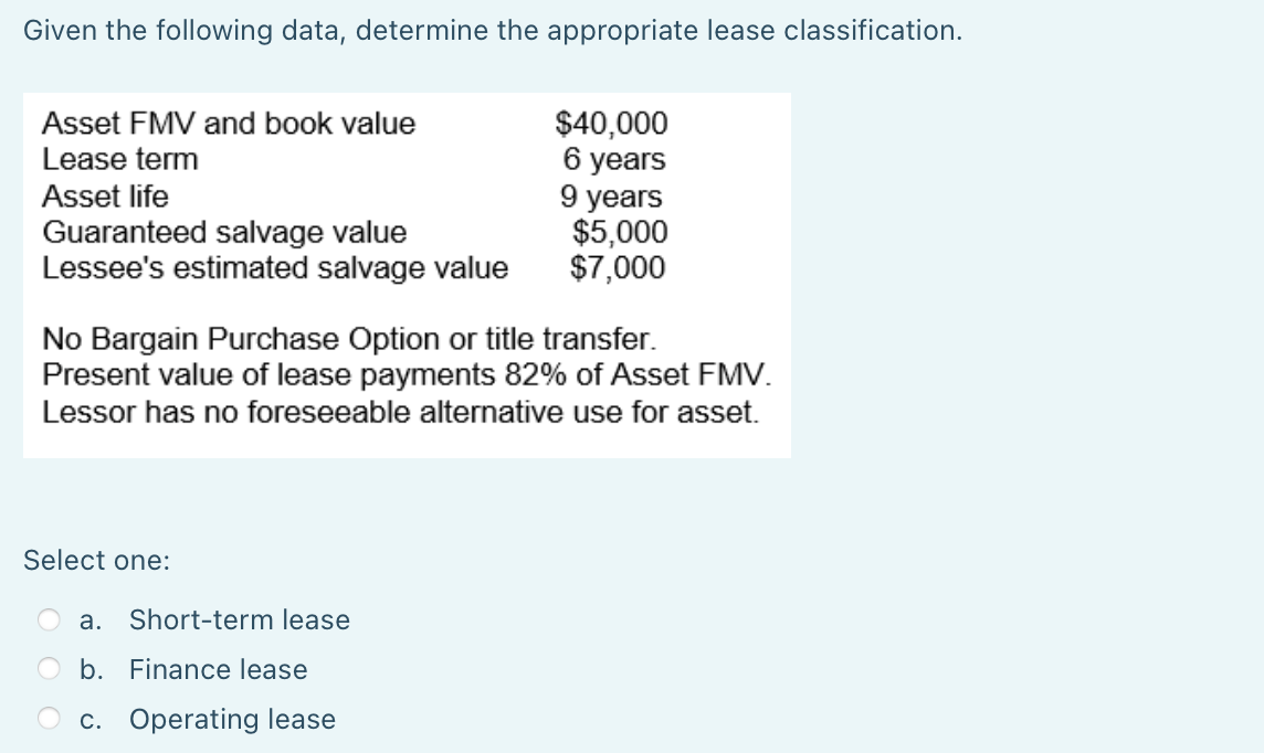 Solved Given the following data, determine the appropriate | Chegg.com