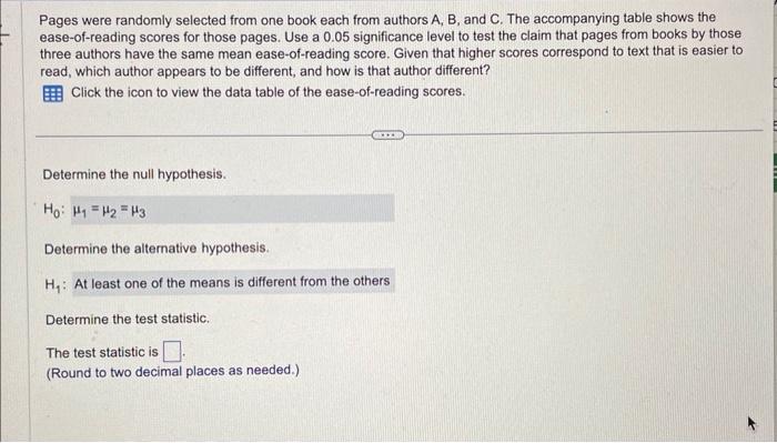 Solved Pages were randomly selected from one book each from | Chegg.com