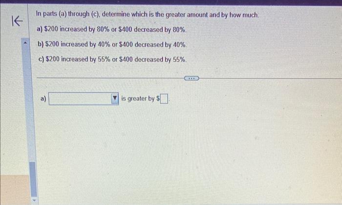Solved In parts (a) through (c), determine which is the | Chegg.com