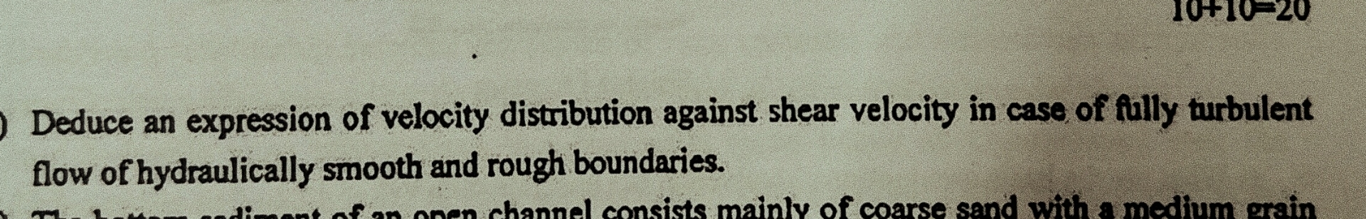 Deduce an expression of velocity distribution against | Chegg.com