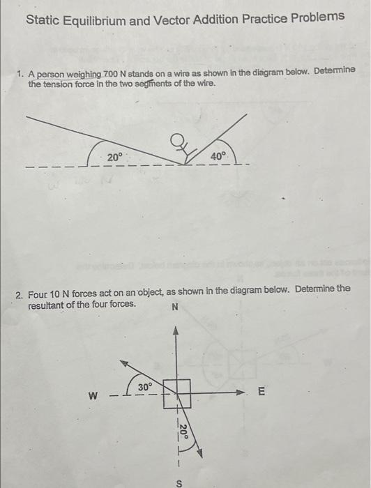 solved-static-equilibrium-and-vector-addition-practice-chegg