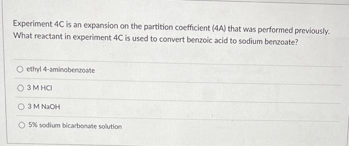 Solved Experiment 4C is an expansion on the partition | Chegg.com