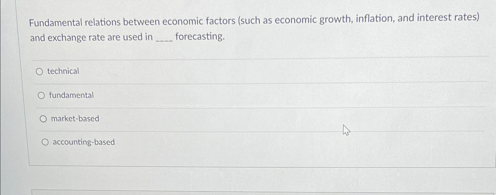 Solved Fundamental relations between economic factors (such | Chegg.com