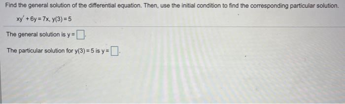 Solved Find the general solution of the differential | Chegg.com