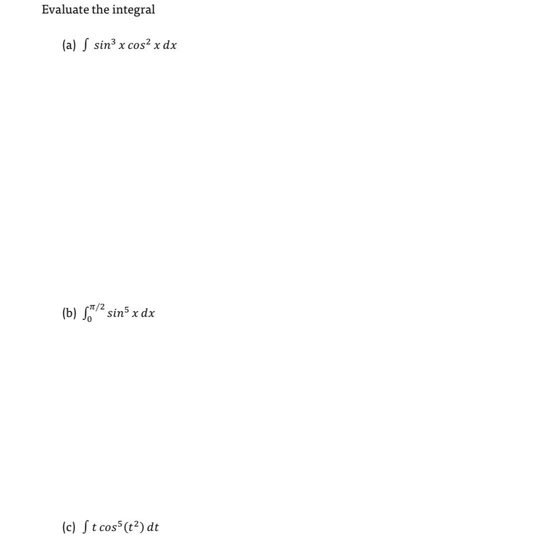 Solved Evaluate the | Chegg.com