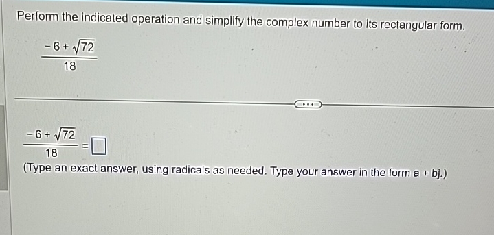 Solved Perform the indicated operation and simplify the | Chegg.com