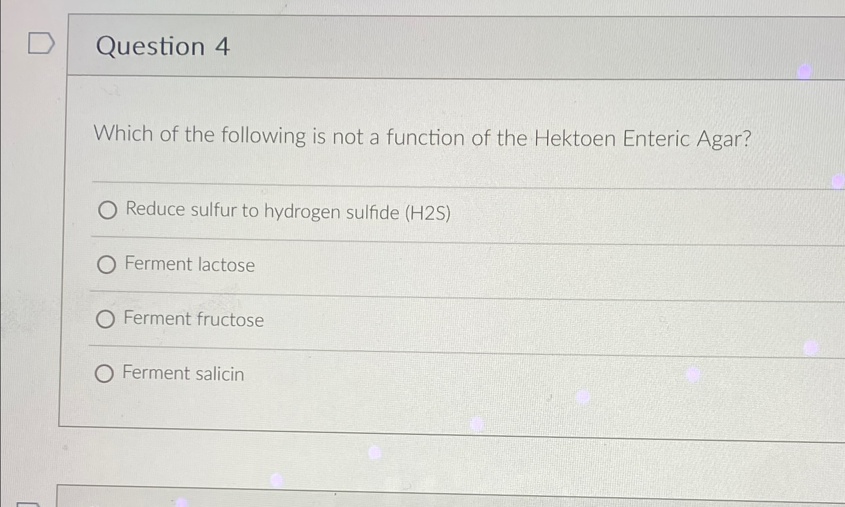 Solved Question 4Which of the following is not a function of | Chegg.com