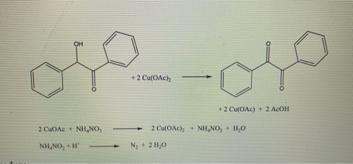 Solved + 2 Cu(OAC), + 2 Cu(OAc) + 2 AcOH 2 CuoAc + NH.NO, 2 | Chegg.com